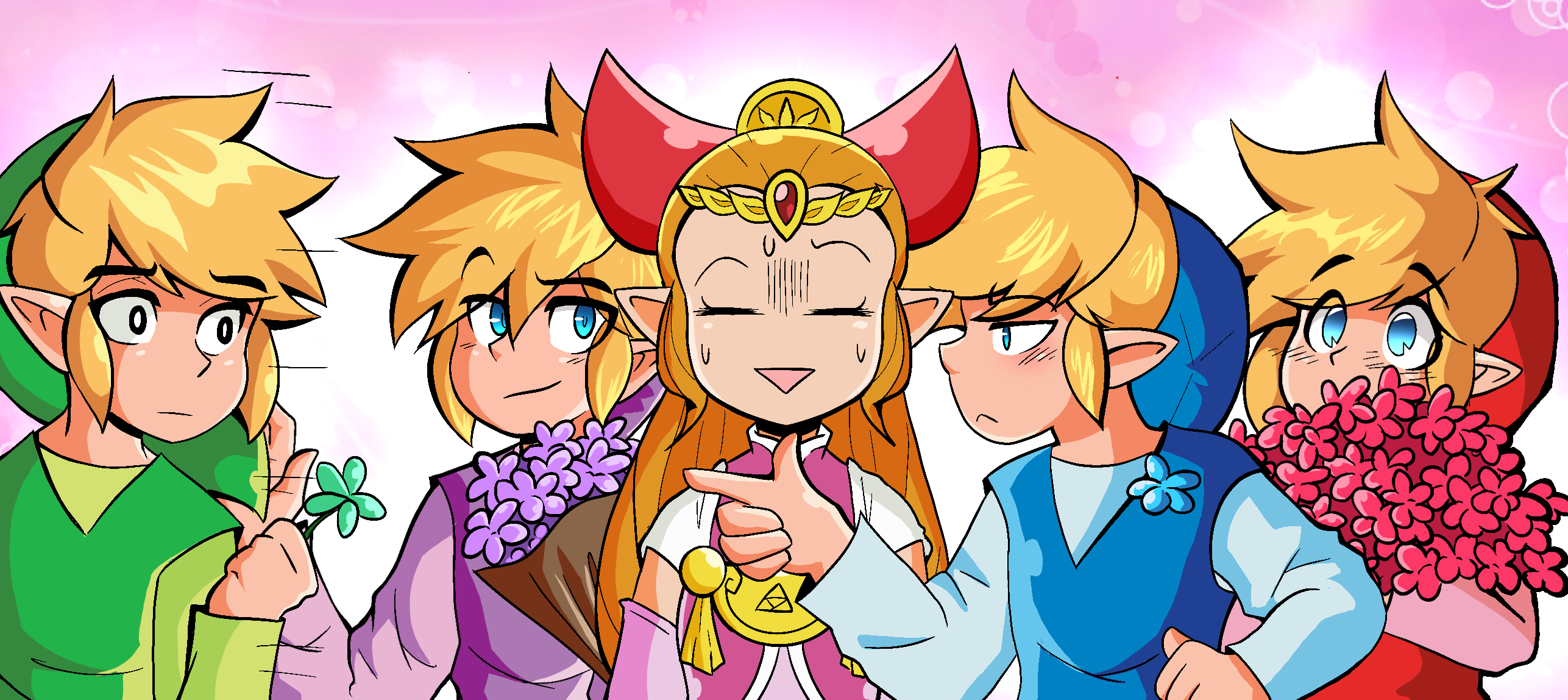 [OC] The legend of Zelda, four simps adventures | Scrolller