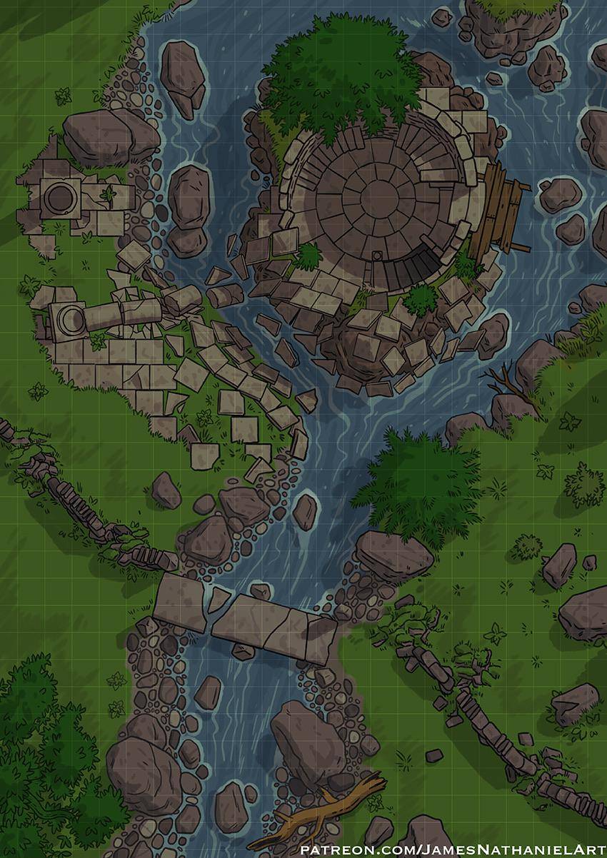 [OC] Work in progress of my new map [Battlemap] | Scrolller