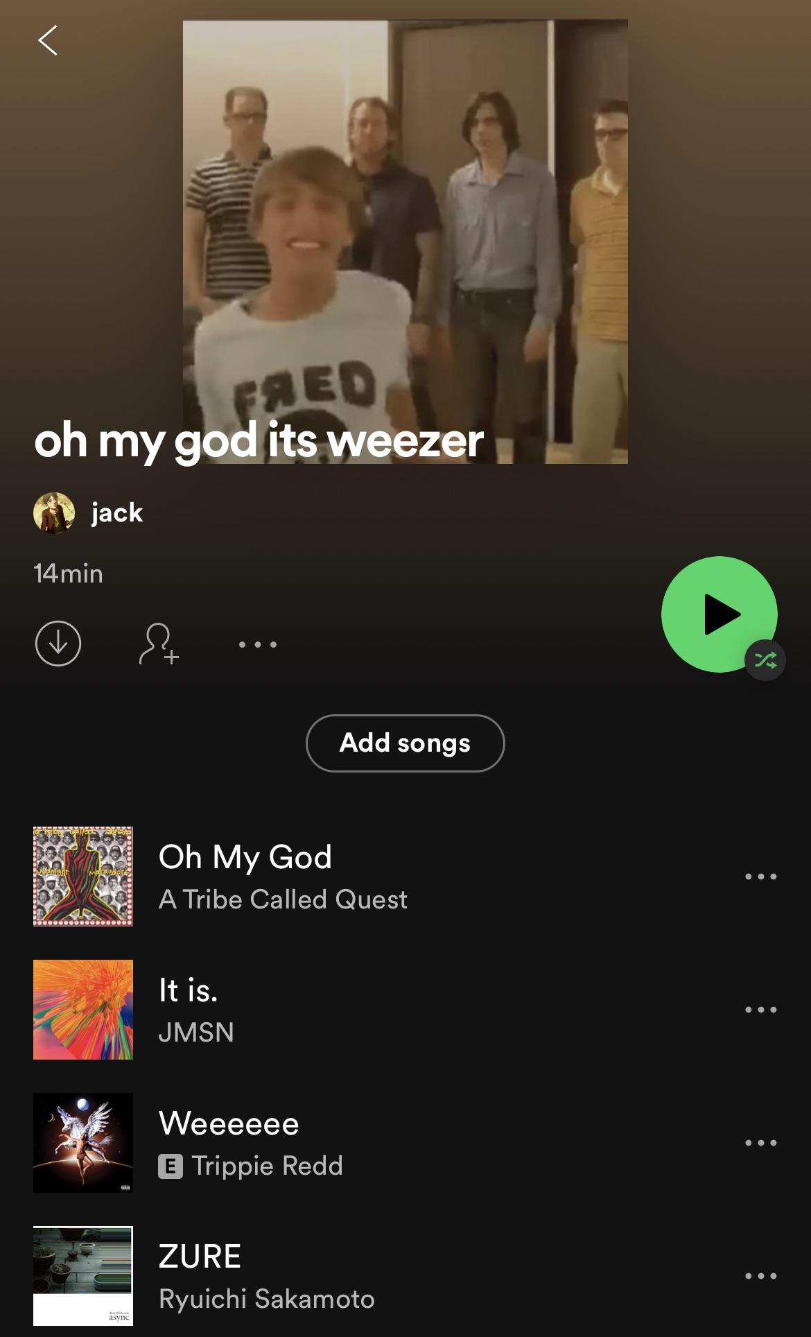 oh my god its weezer | Scrolller