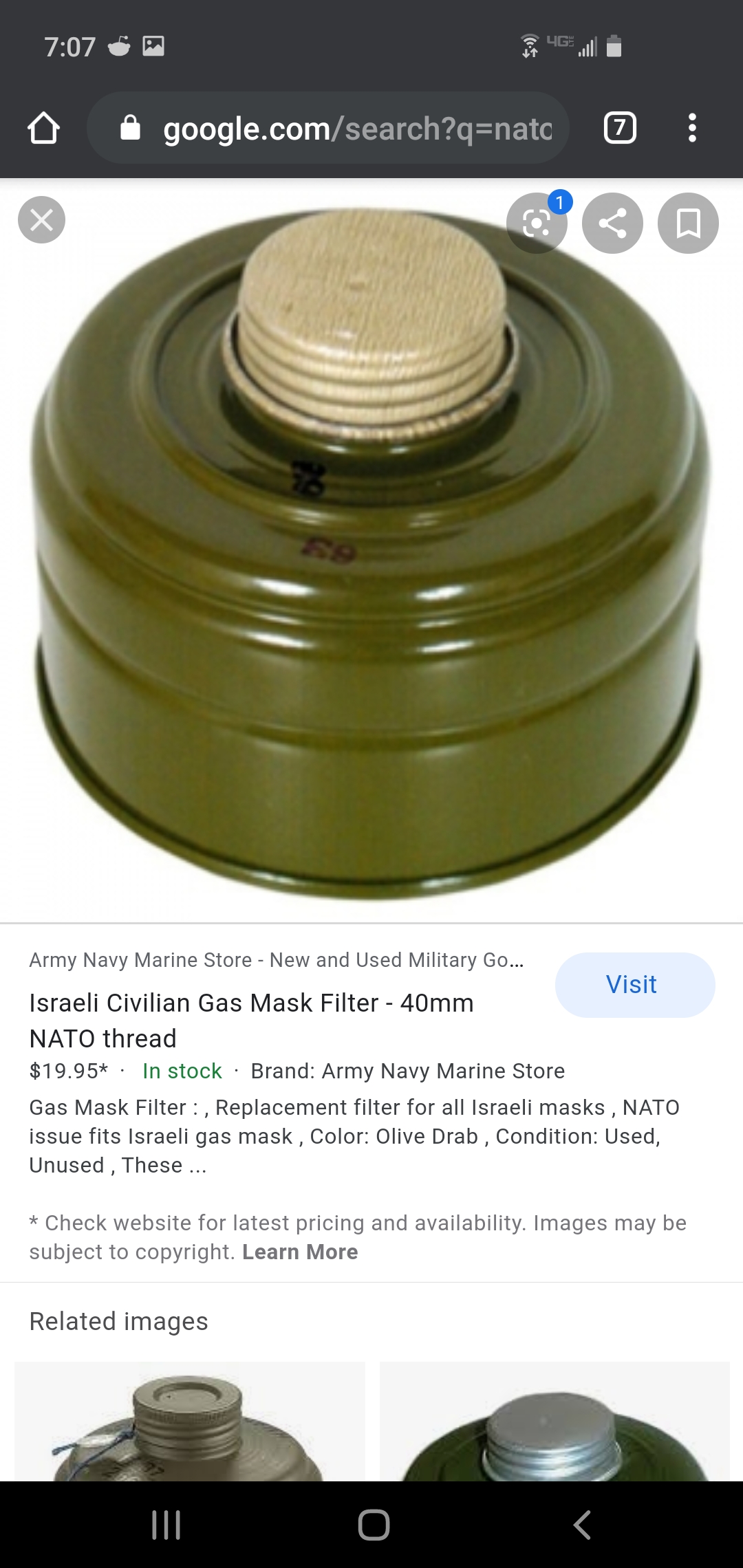 Oh no seller is stoopid that is a pp5 filter! | Scrolller