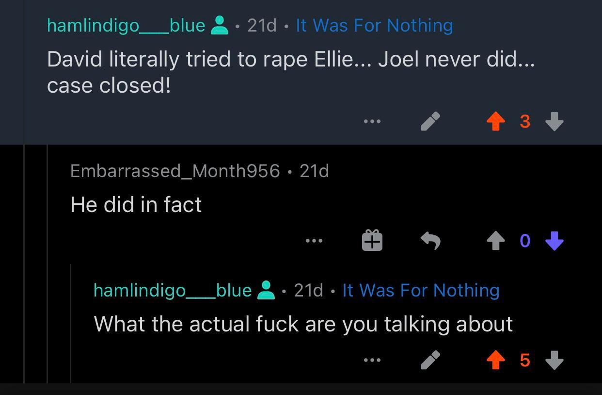 Oh yeah so this happened... (Context: the original post was about how Troy Baker says Joel and ...