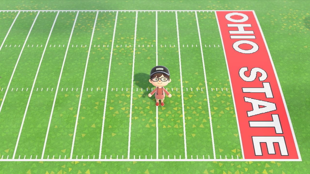Ohio Stadium End Zone in Animal Crossing | Scrolller