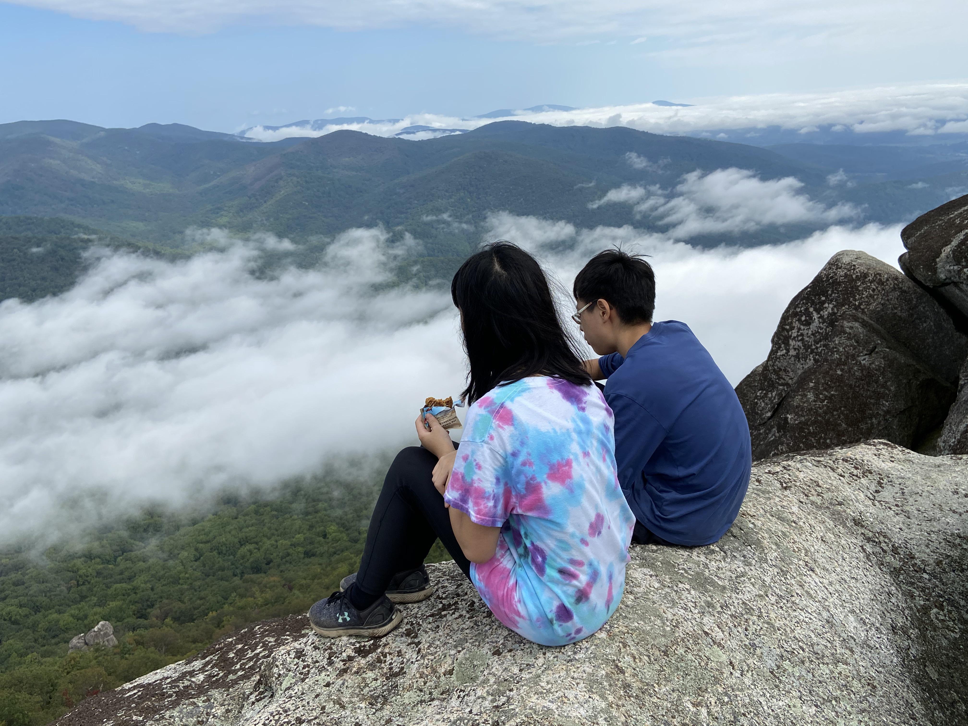 Old Rag, Shenandoah National Park, Virginia. Above the clouds hiking can be achieved with ...
