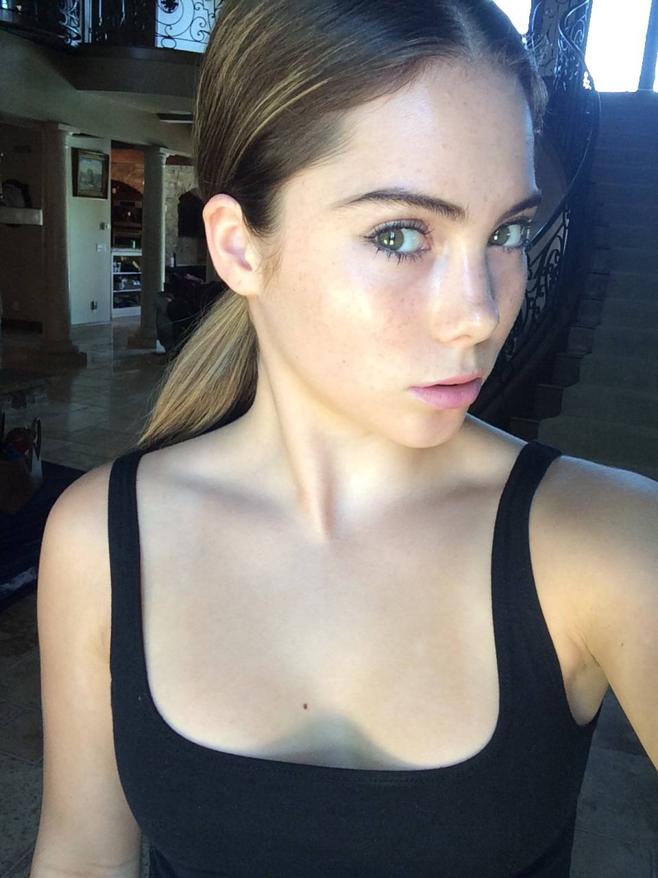 hair in ponytail (from shots) | Scrolller