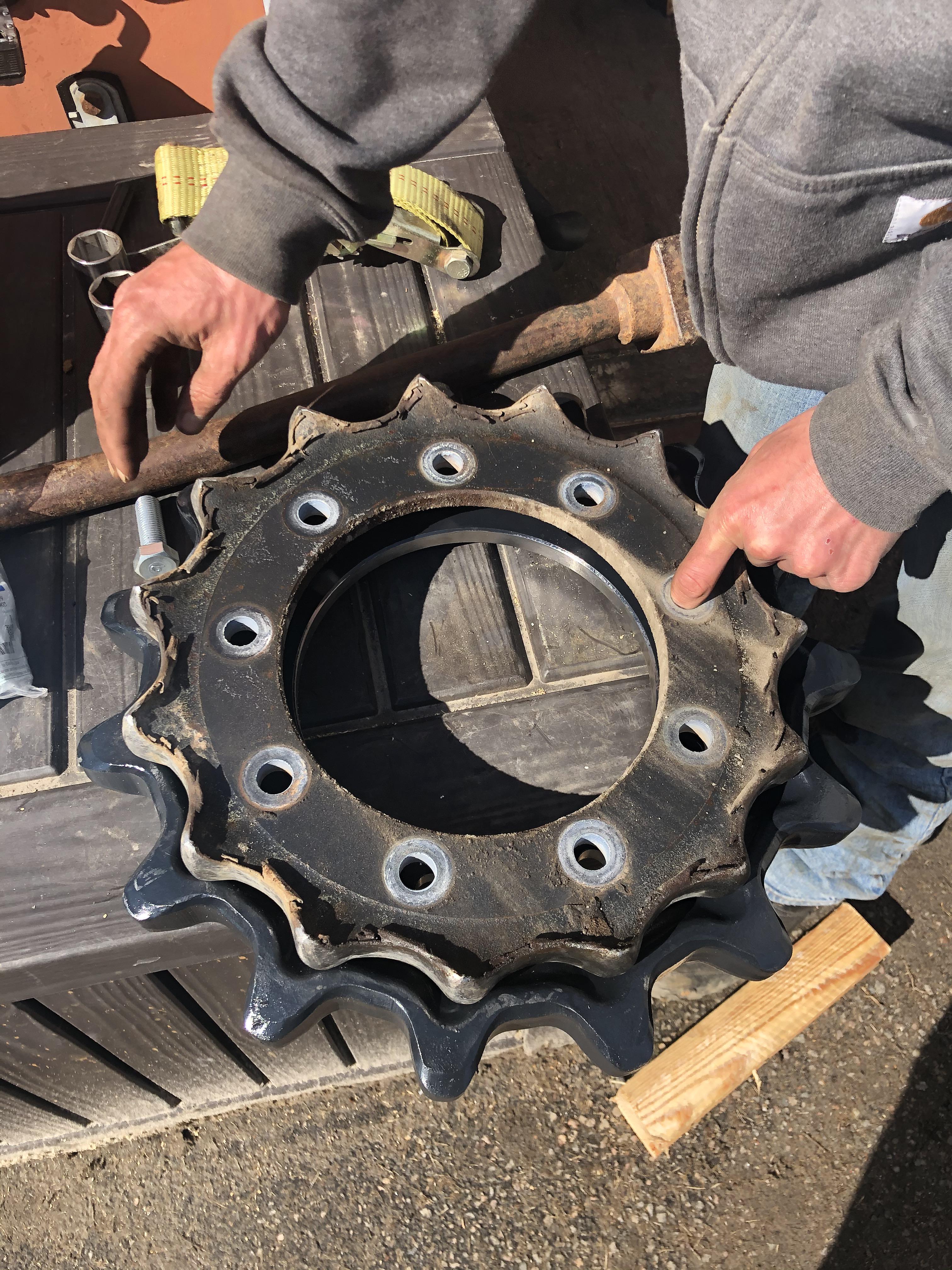 Old vs new skid steer spindle | Scrolller