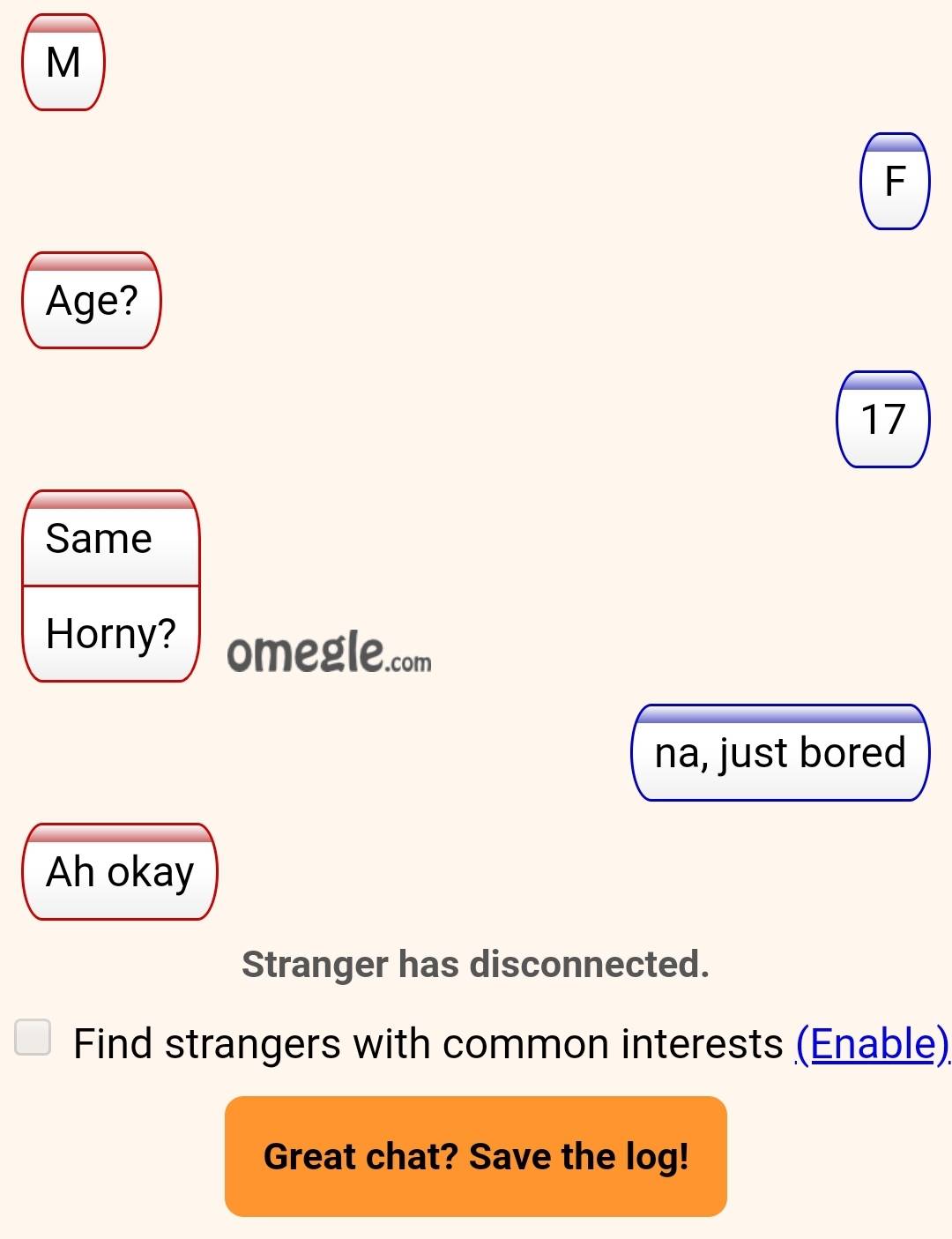 Omegle is kinda whak | Scrolller