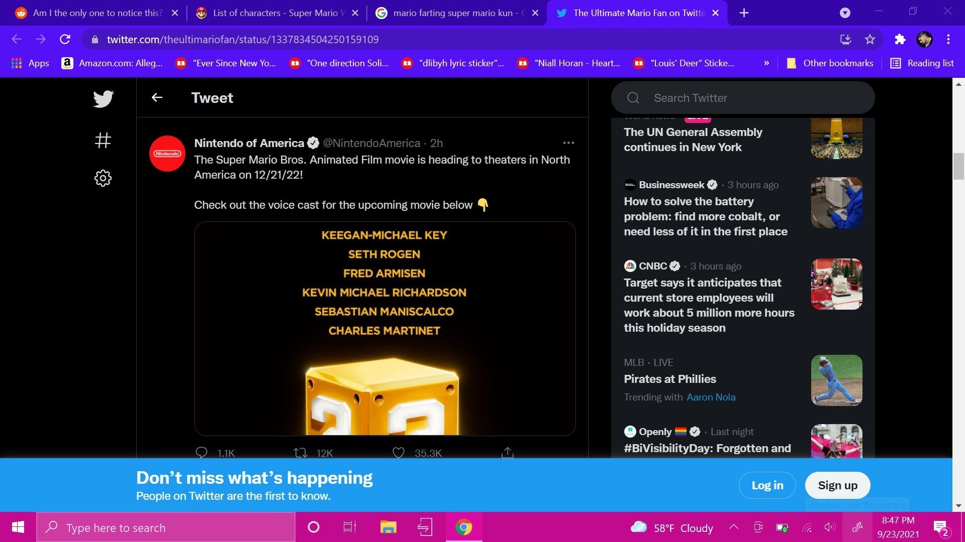 Omg this is real Charles is in the movie I'm excited for the movie | Scrolller