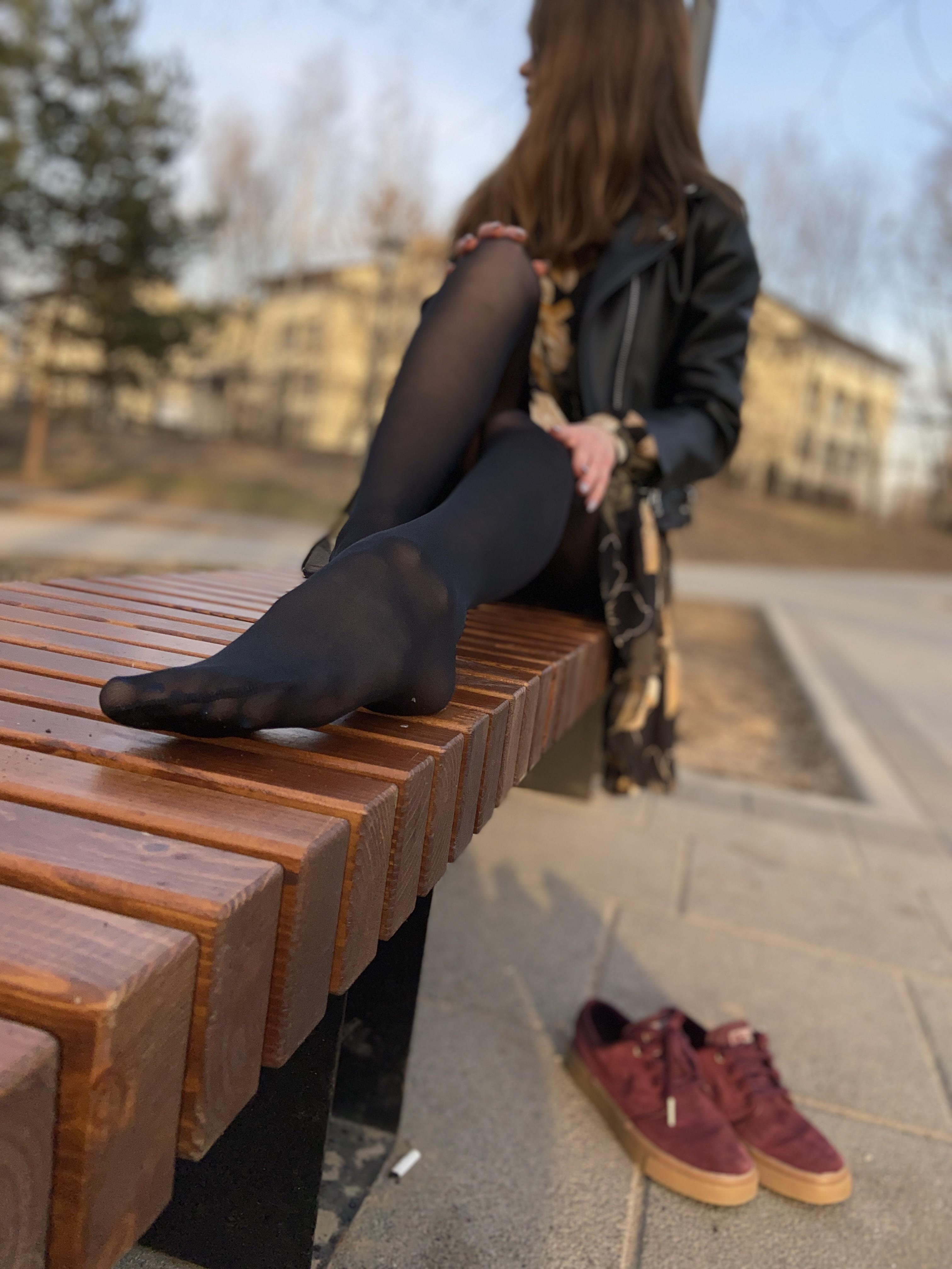 On a bench ️ | Scrolller