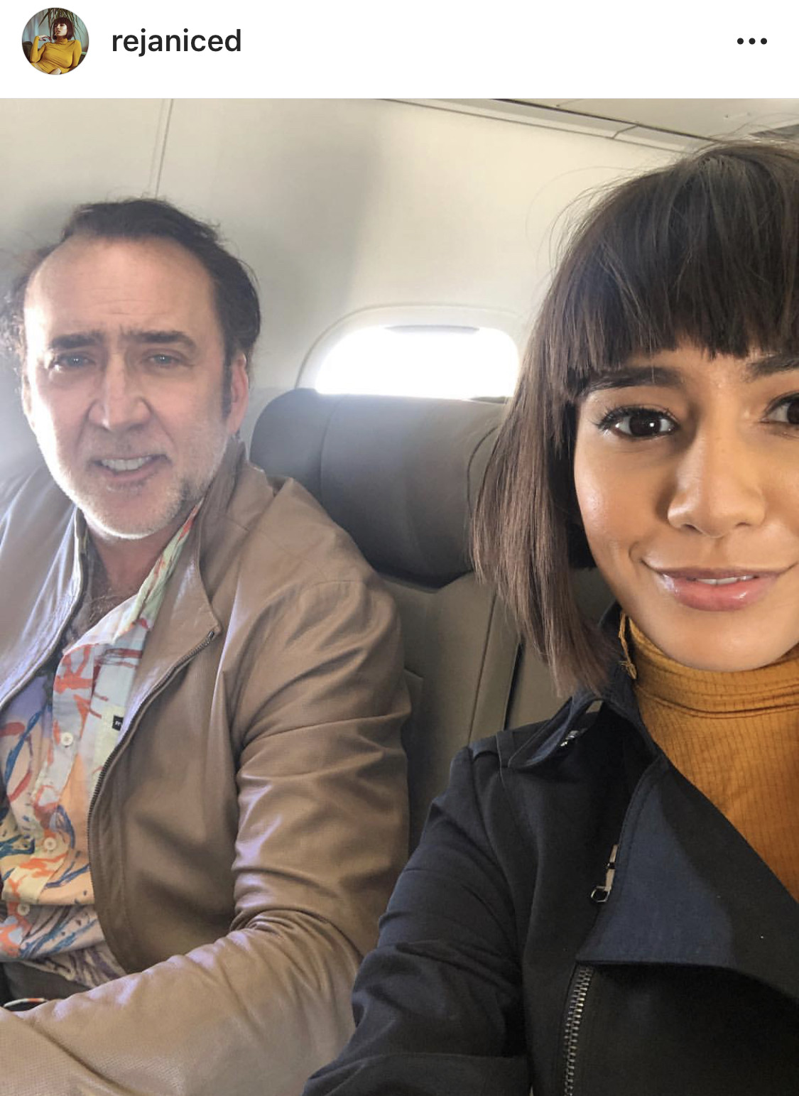 On a Plane with Nicolas Cage | Scrolller