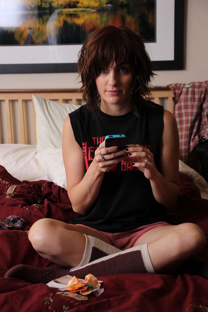 On the set of the upcoming movie "Saturn Returns" | Scrolller