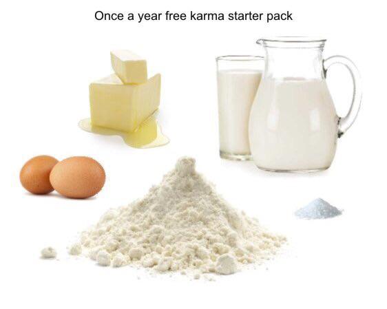Once a year free karma starterpack | Scrolller
