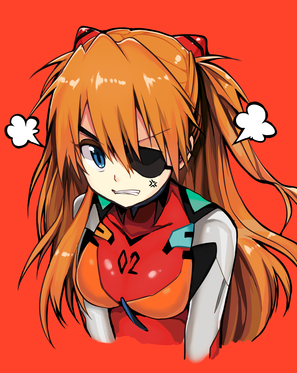 One infuriated Asuka. [Neon Genesis Evangelion] | Scrolller