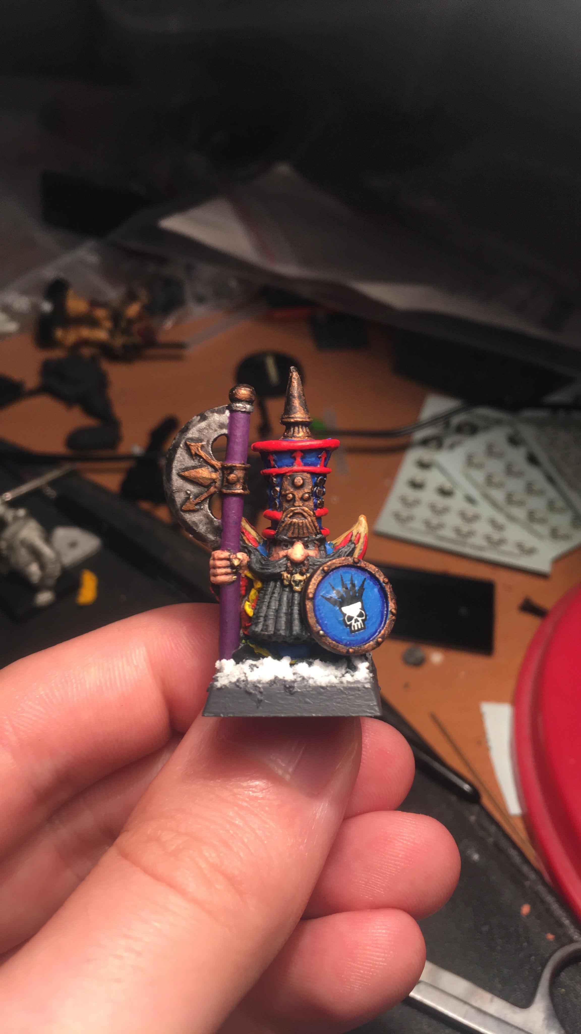 One more Chaos Dwarf Warrior finished! | Scrolller