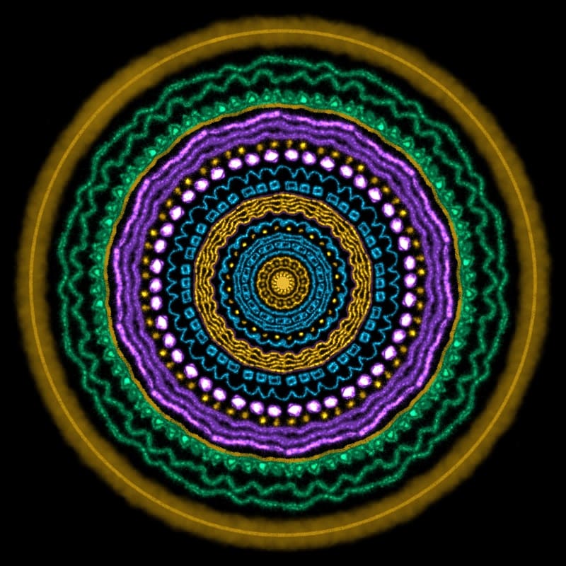 One of my digital mandalas. | Scrolller