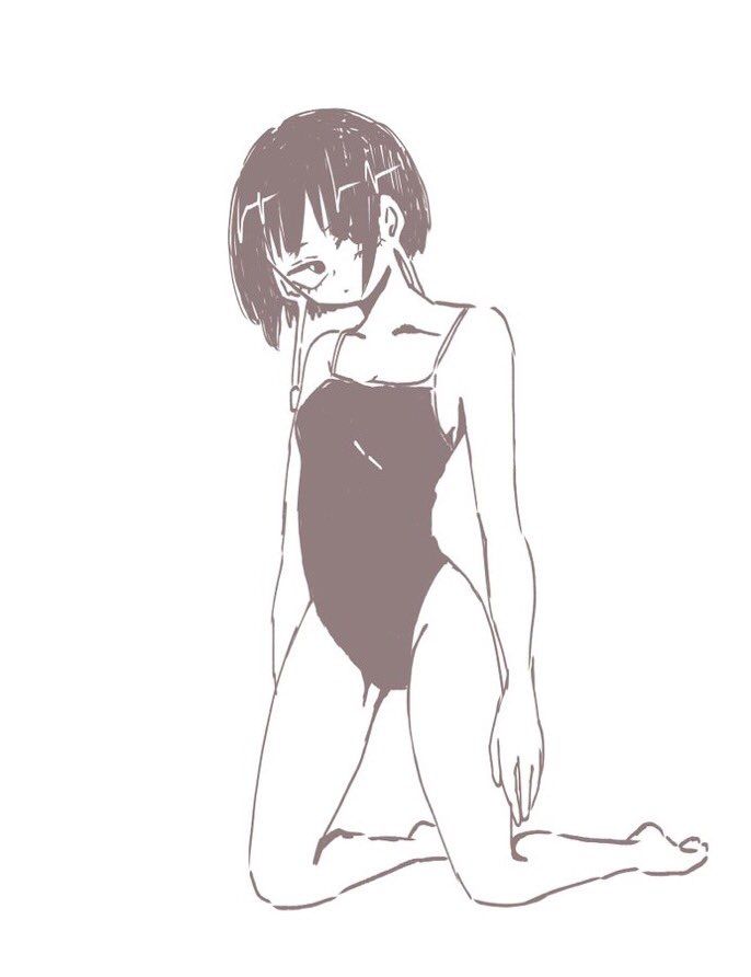 One-piece swimsuit [Manjuu @ponzutodango] | Scrolller