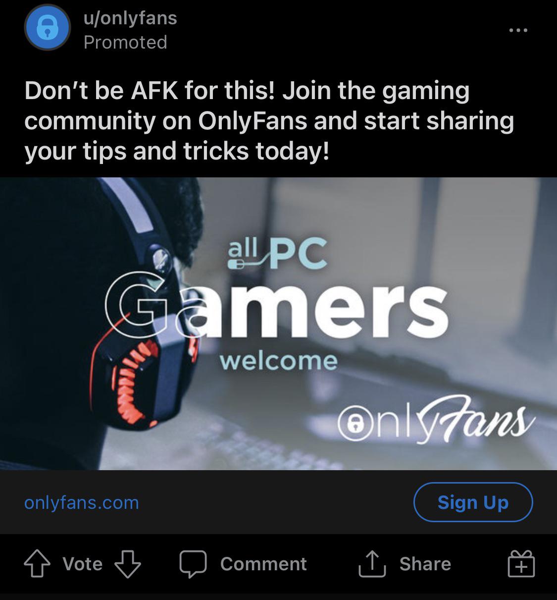 Onlyfans for gamers rule | Scrolller