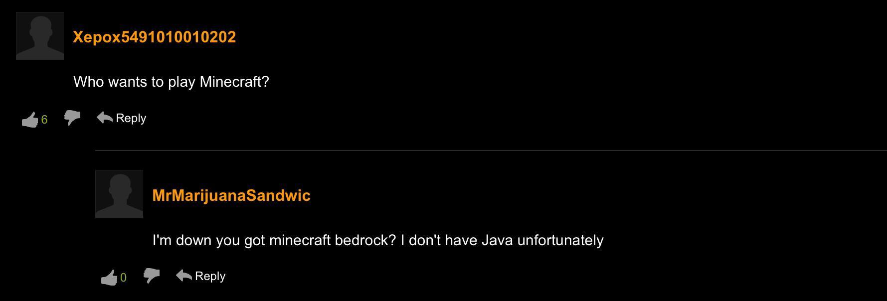 Oooh minecraft | Scrolller