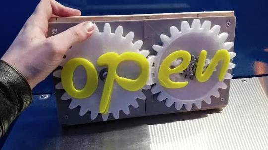 Open/Closed sign | Scrolller