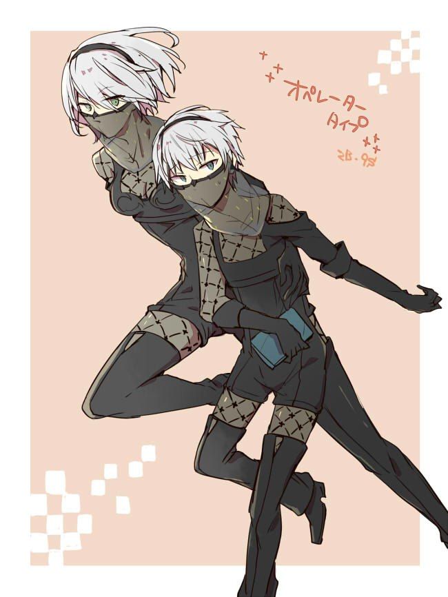 Operators 2B and 9S | Scrolller