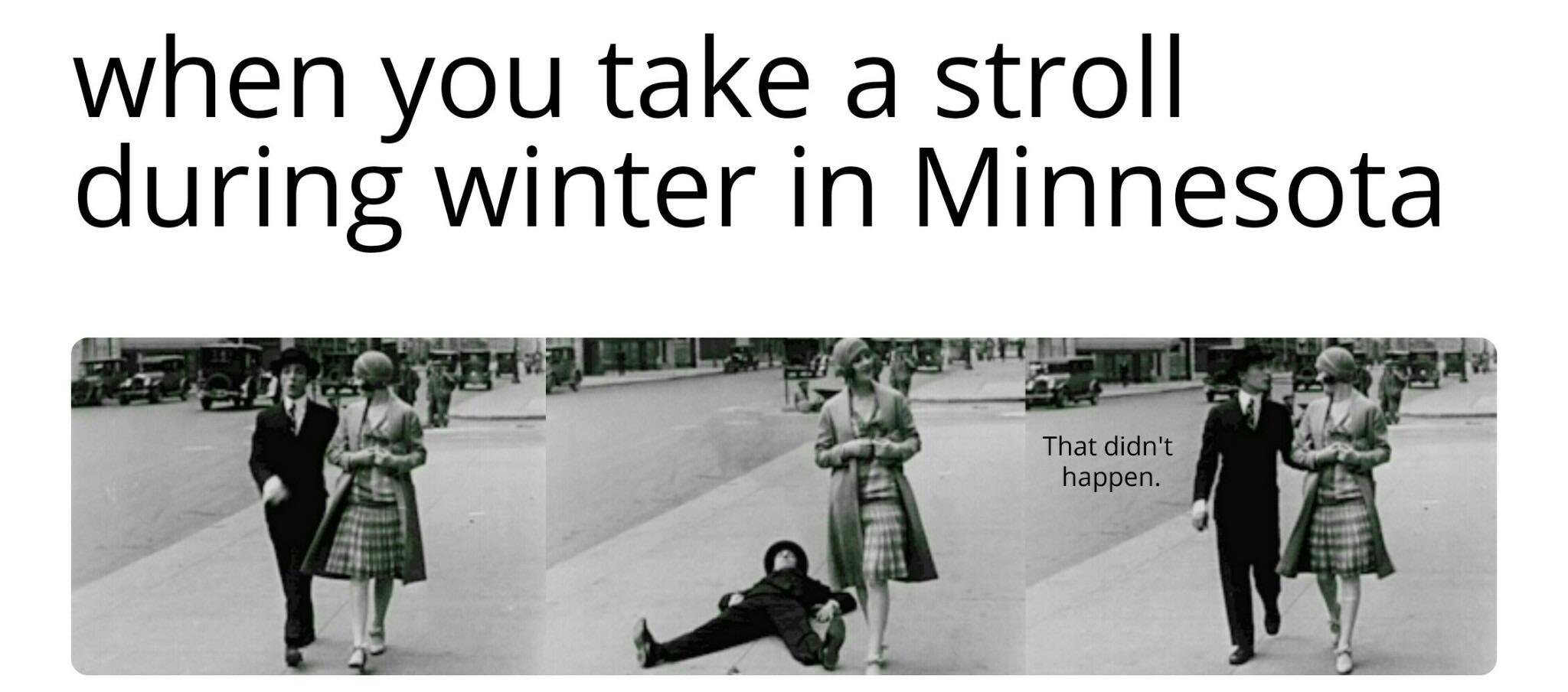 Or anywhere it’s slippery. | Scrolller