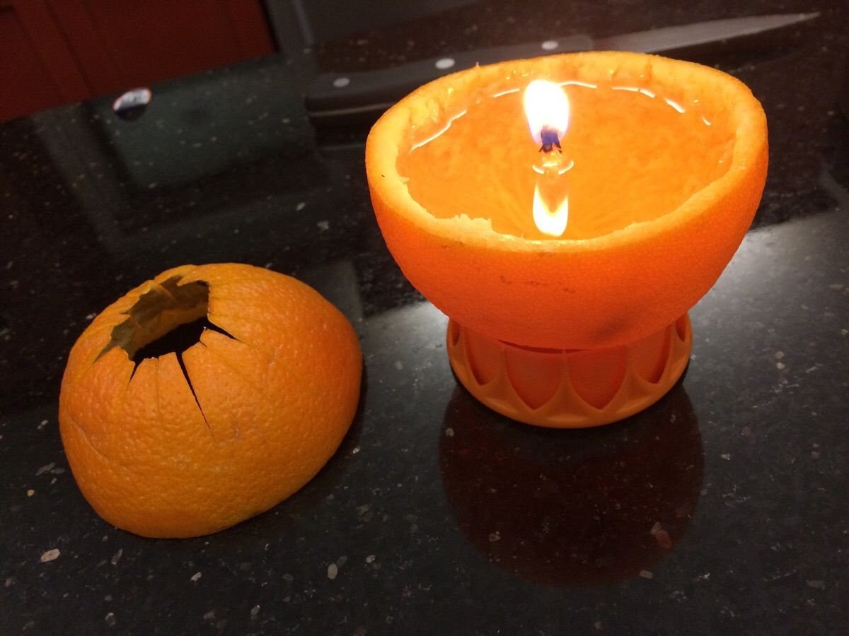 Orange candle | Scrolller