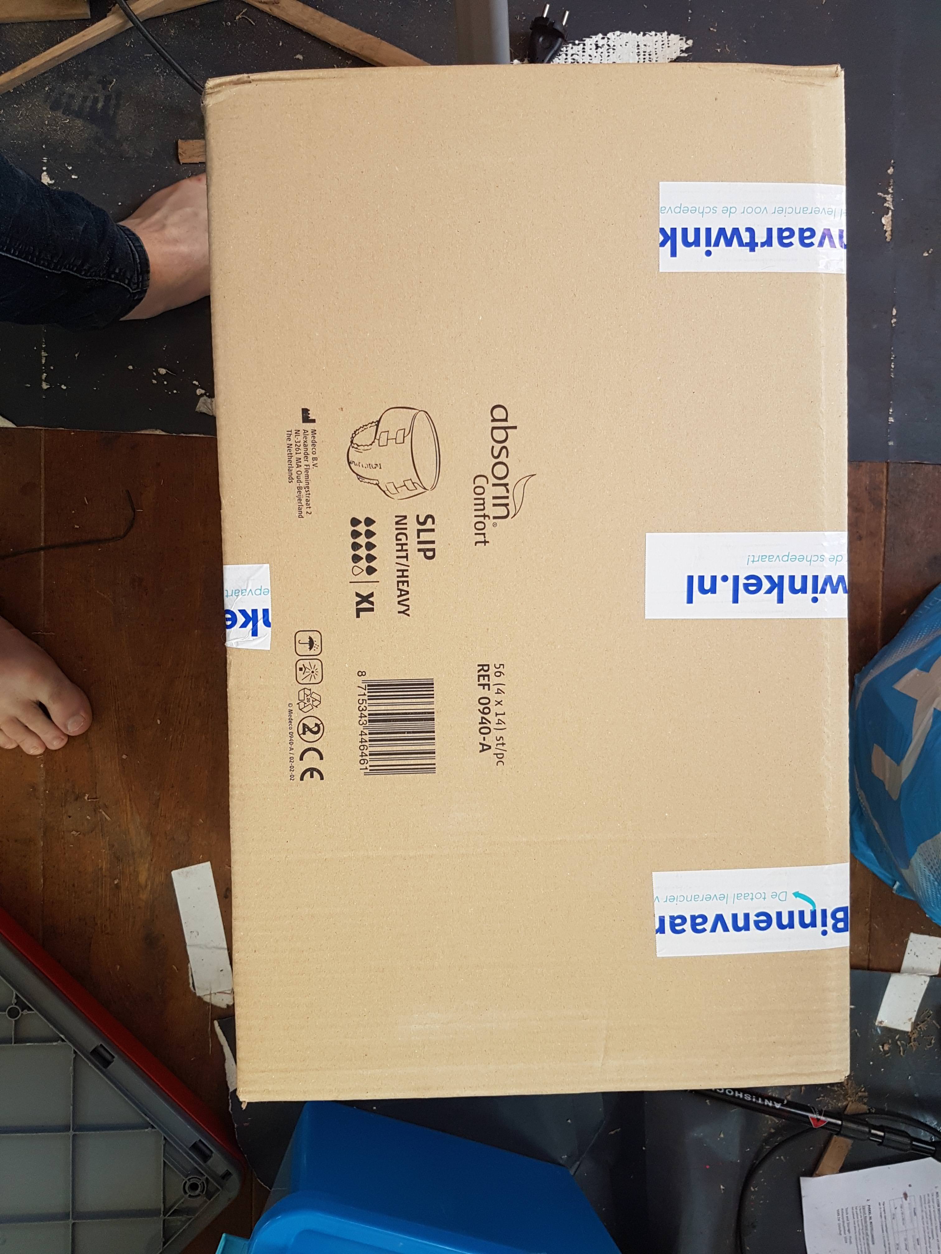 Ordered non ABDL stuff, got a diaper shipping box. | Scrolller