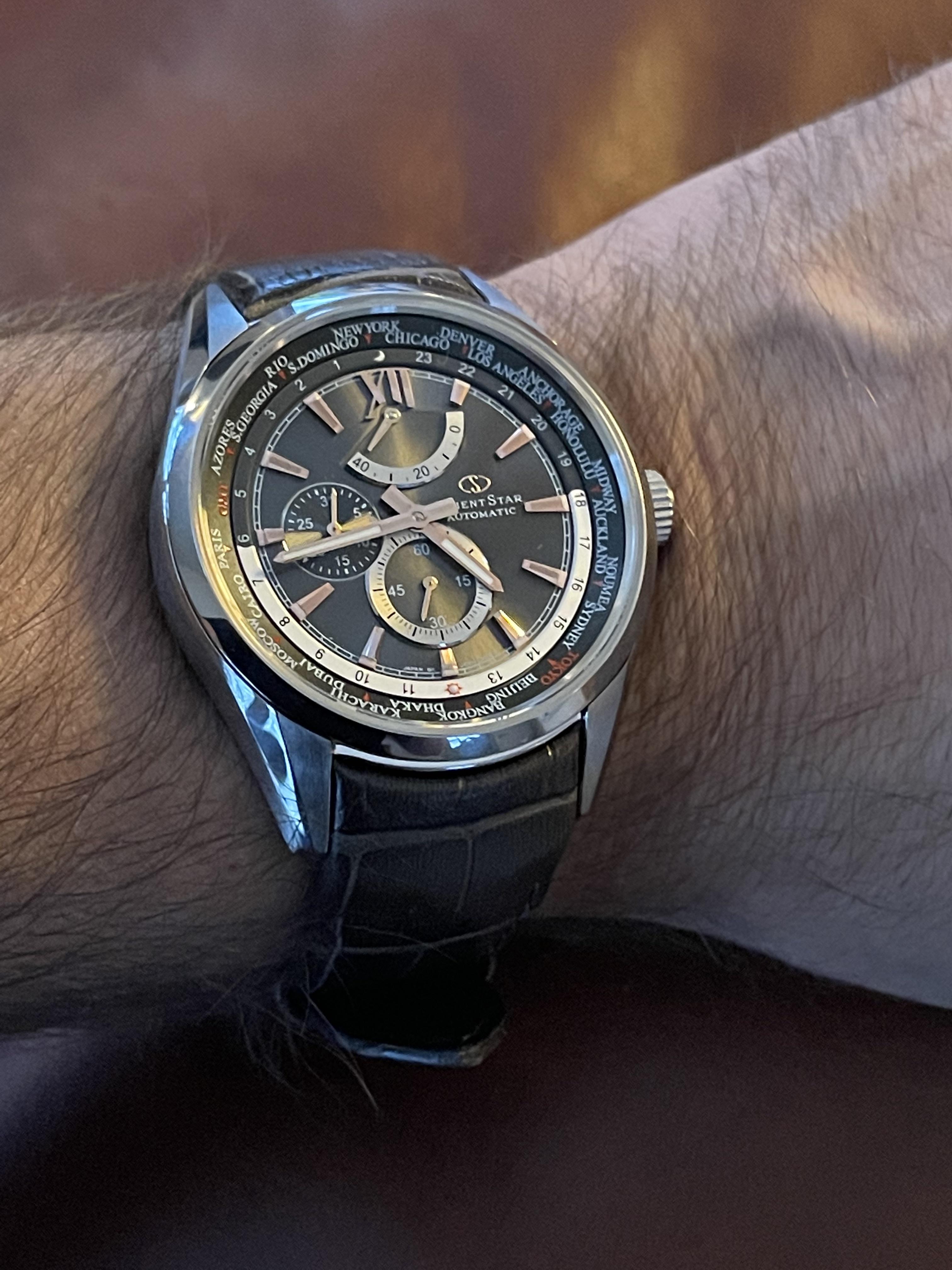 [OrientStar Automatic World Time] Love the rotating city bezel | Scrolller