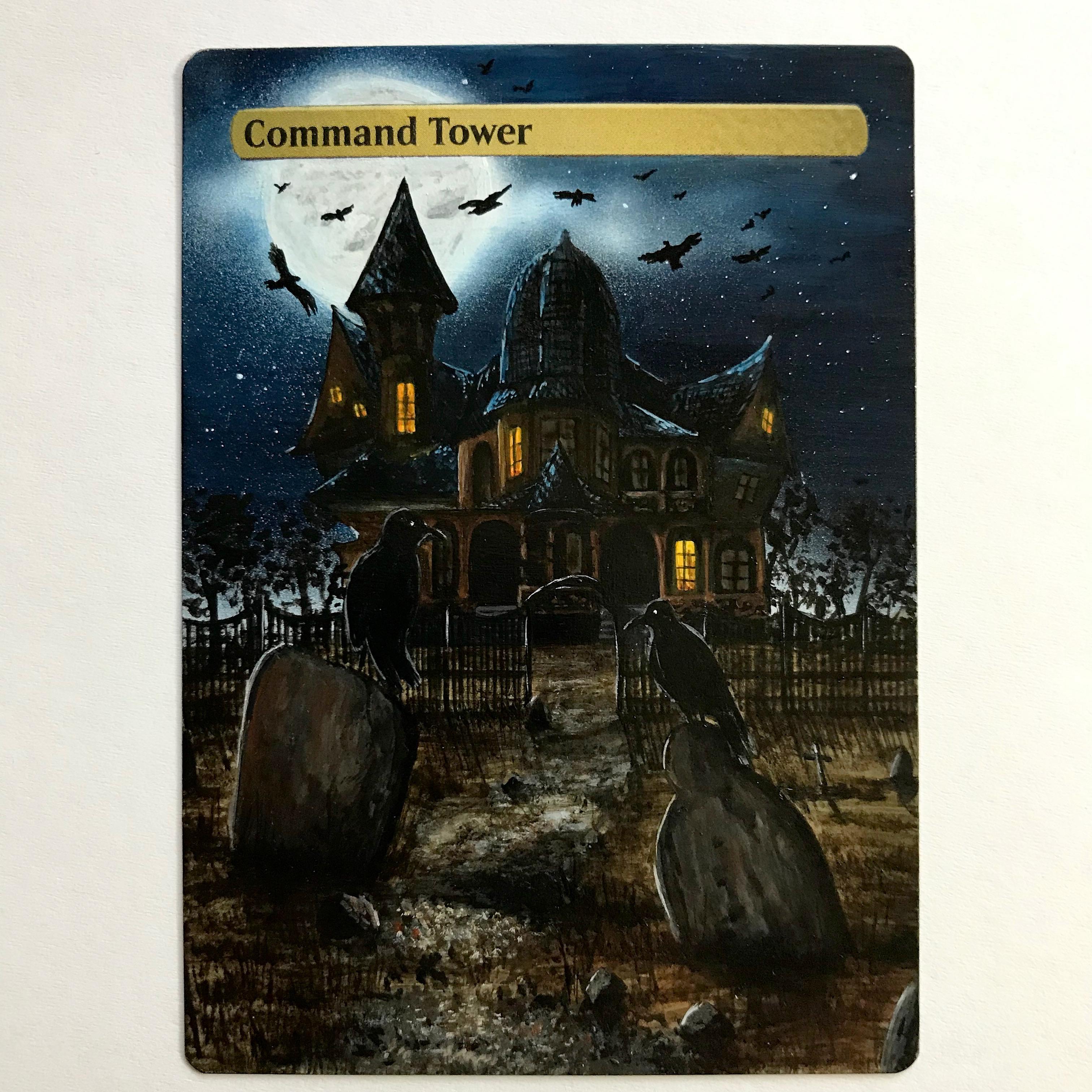 Original art Command Tower. Commission | Scrolller