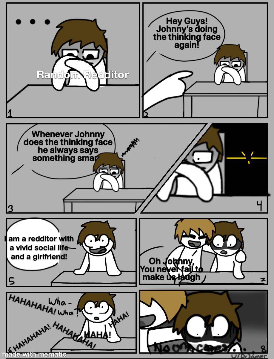 Original Meme Template Smarty Johnny Scrolller