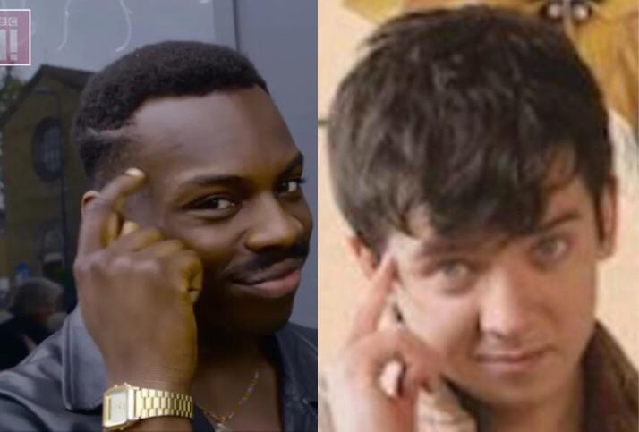 otis is a massive fan of roll safe, pass it on | Scrolller