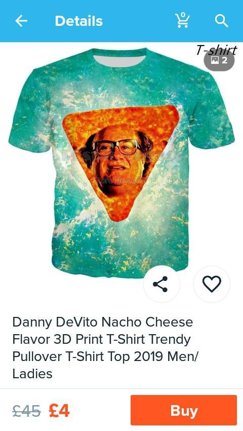 Our Lord our saviour Danny Devito on a Dorito | Scrolller