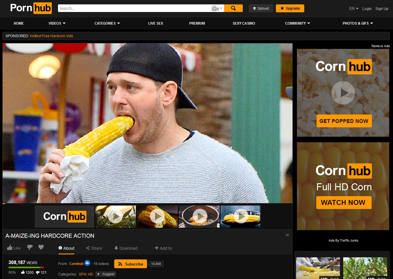 Our newest corn star | Scrolller