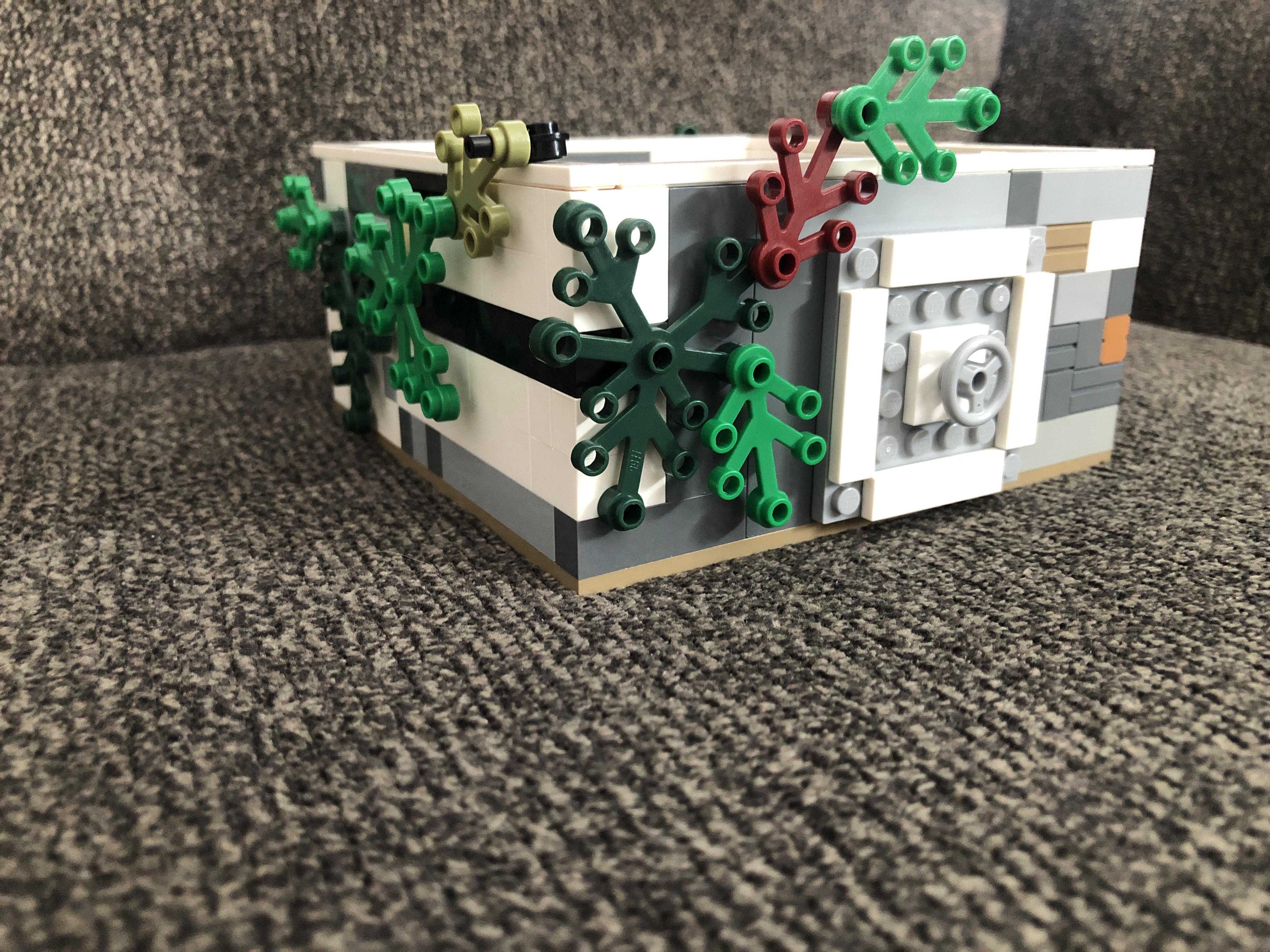 Overgrown bunker made of Lego | Scrolller