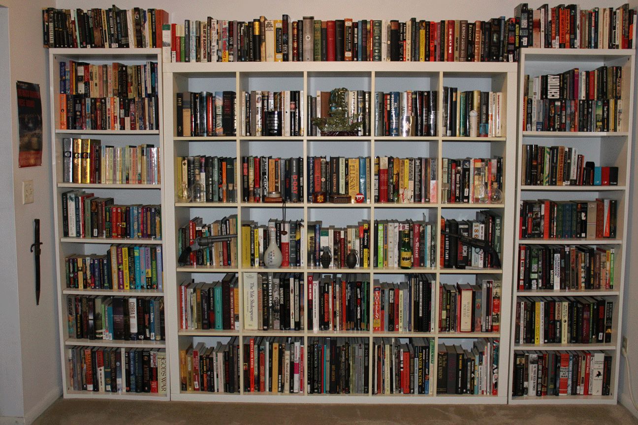 Overloaded bookshelf | Scrolller