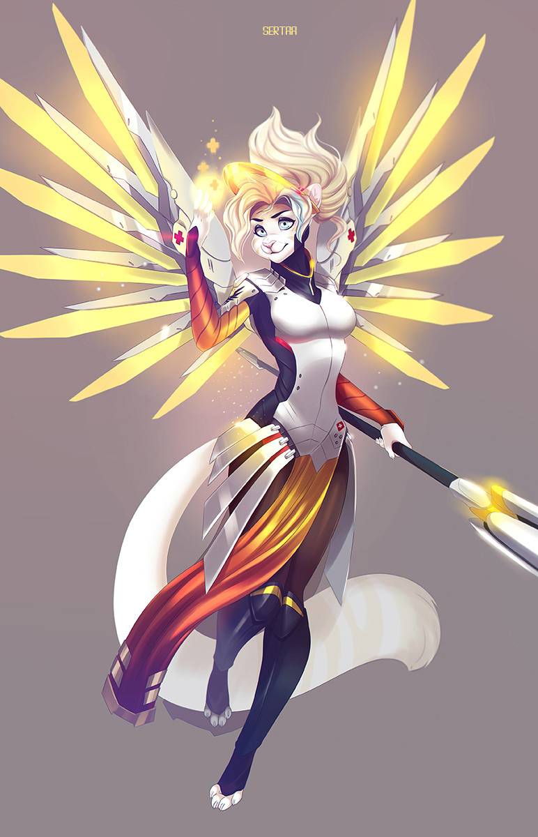 Overwatch Mercy by Art Sertaa | Scrolller