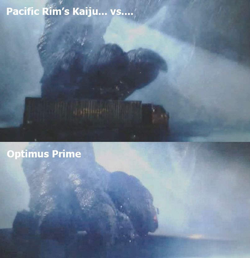 Pacific Rim’s Kaiju vs. Optimus Prime? | Scrolller