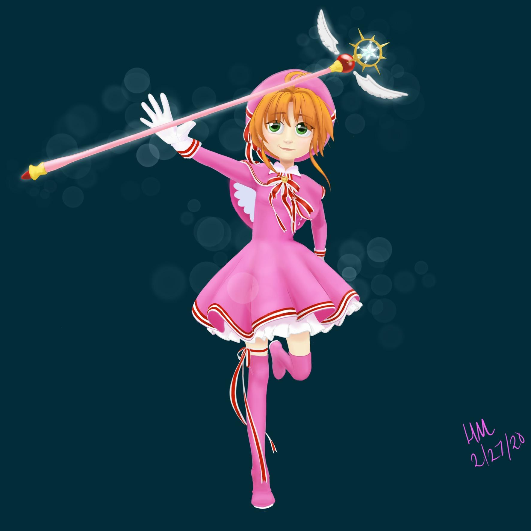 Painted a Clear-Card Hen Sakura 🥰 | Scrolller