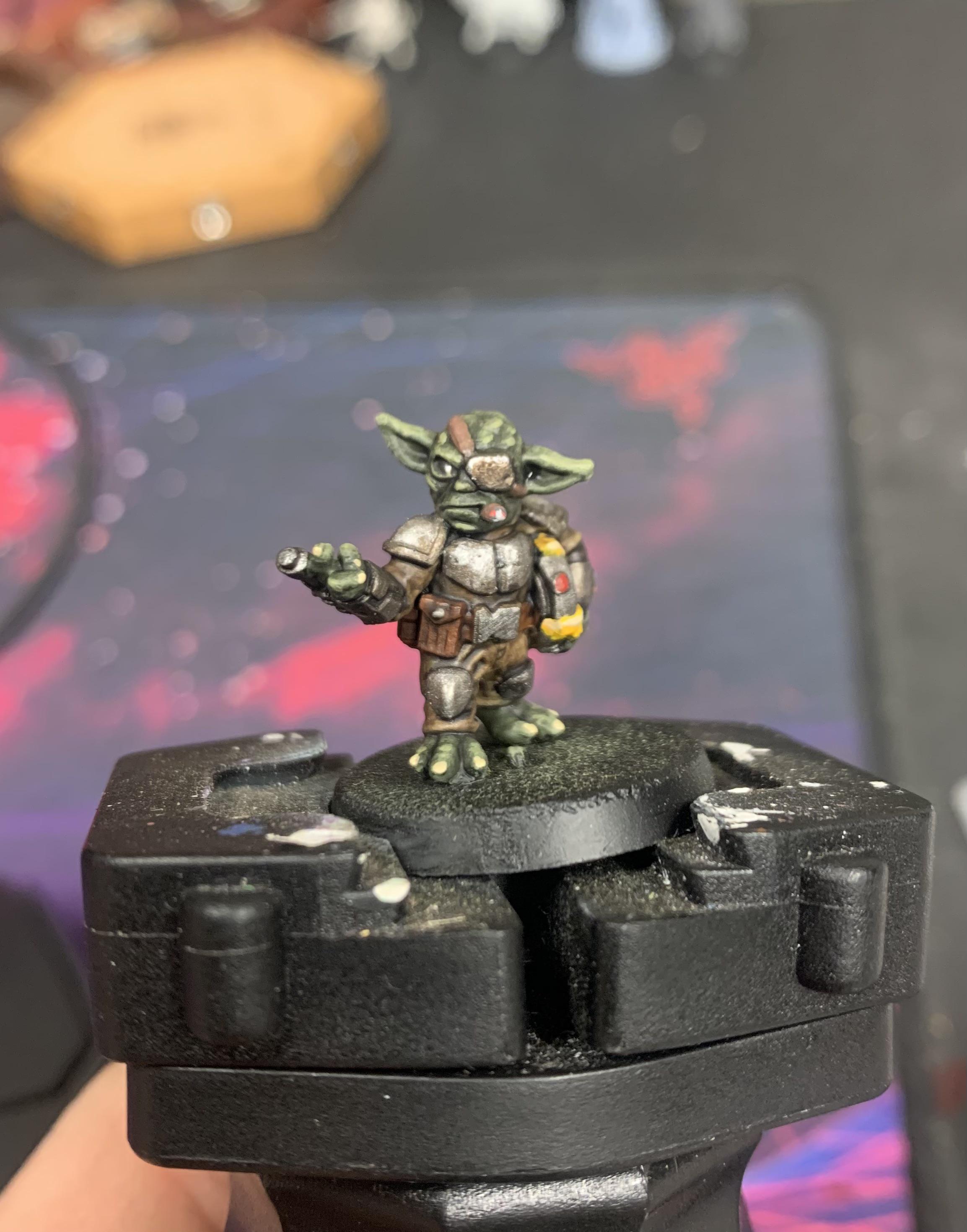 Painted up this Old Man Grogu last night | Scrolller