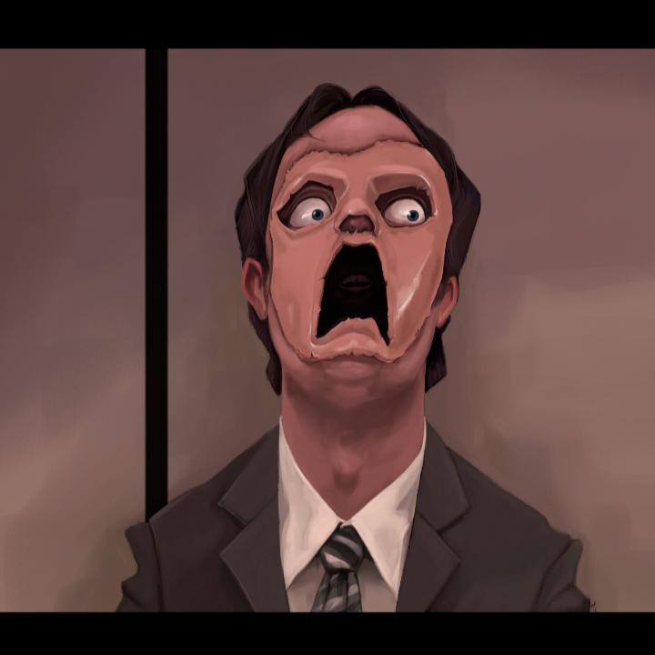 Painting of Dwight | Scrolller