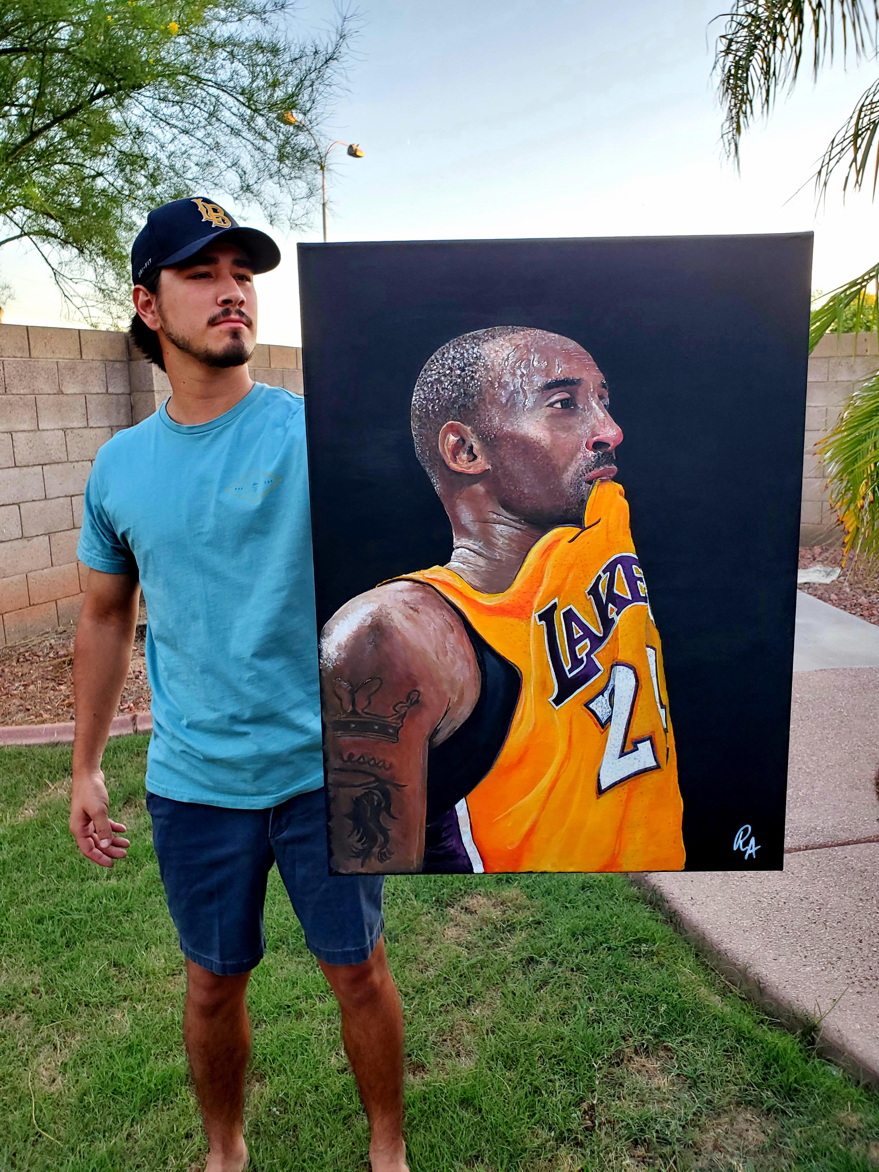 Painting of Kobe Bryant | Scrolller