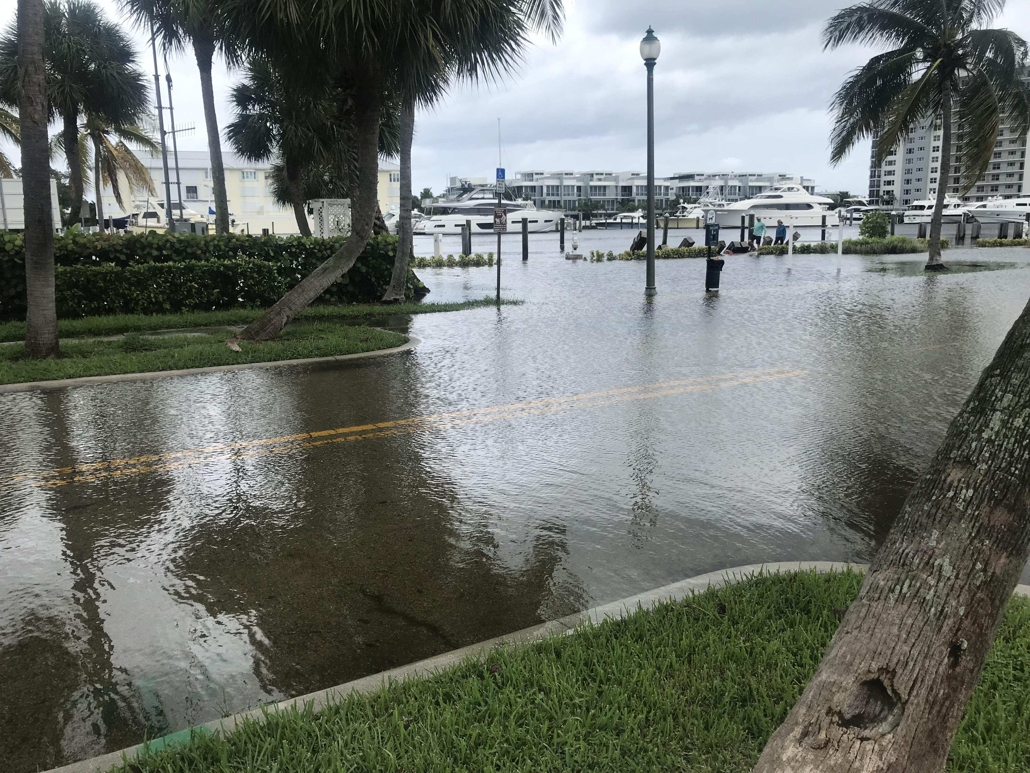Palm Beach FL intracoastal flooding Dorian and we didn't even get hit ...