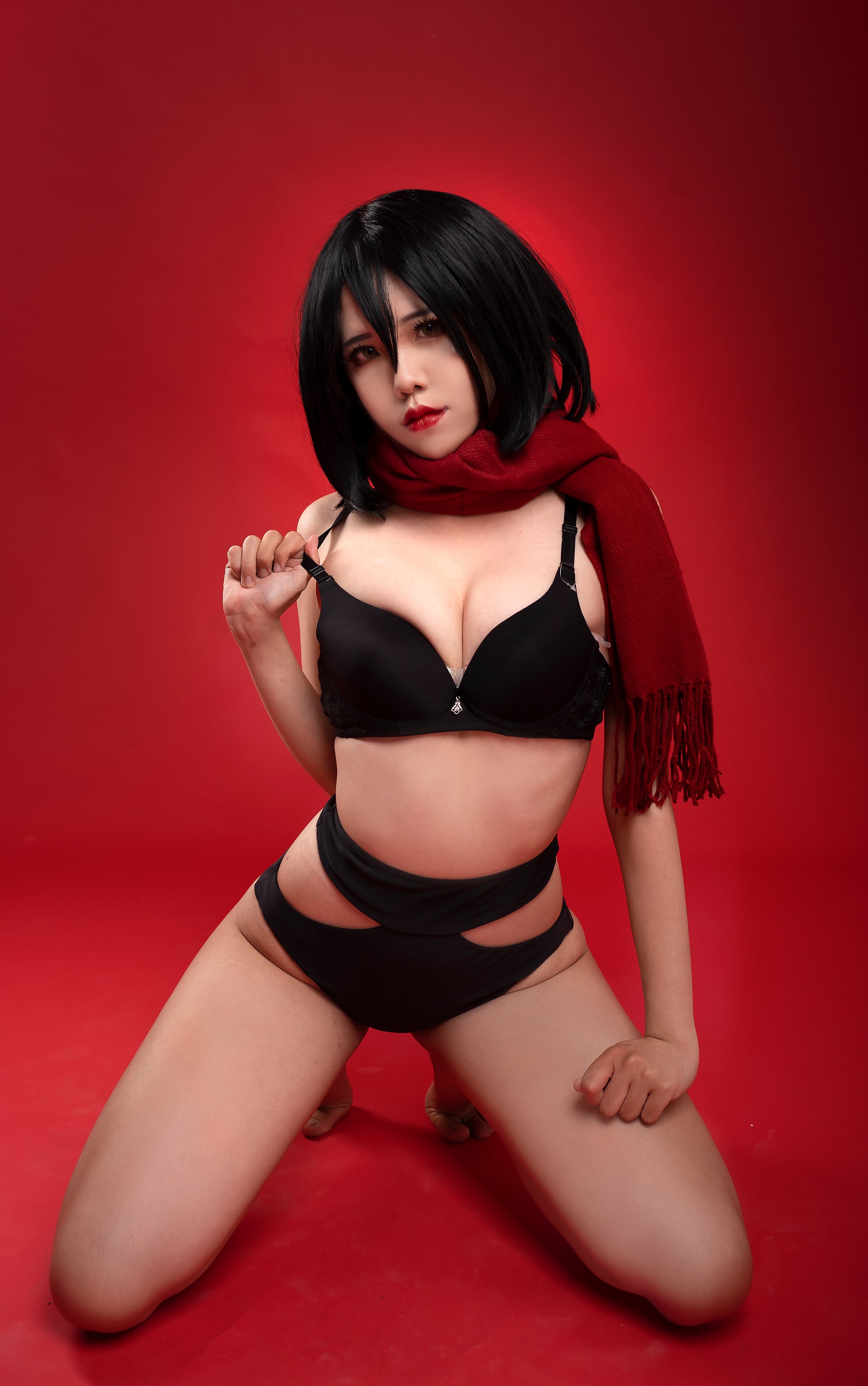 PamPam as Mikasa, Attack on Titan | Scrolller