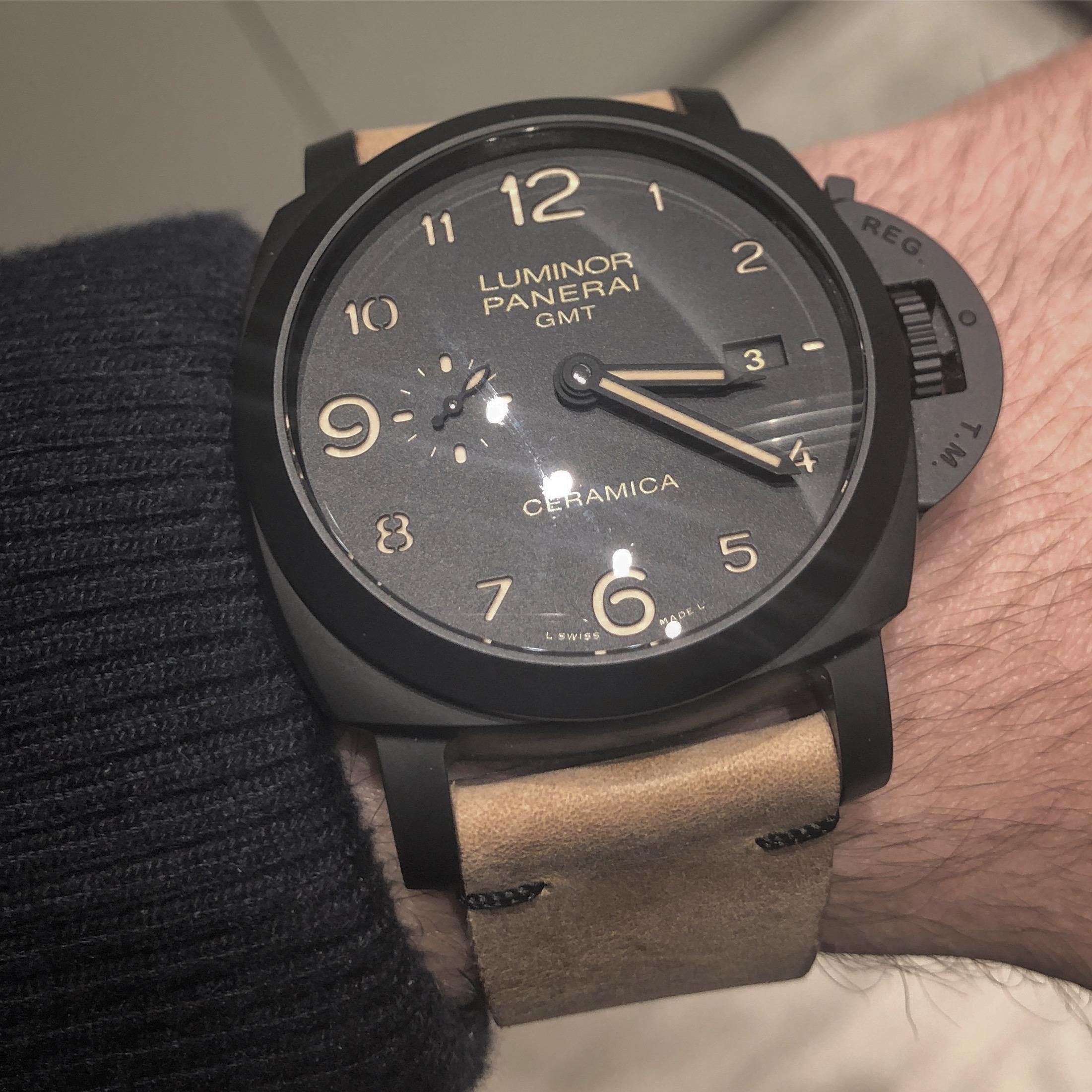 [Panerai] First watch Tuttonero w/ custom strap. | Scrolller