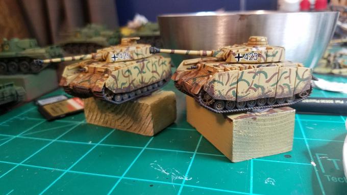 Panzer IV's from the Panzer Kampfgruppe box set for late war. | Scrolller