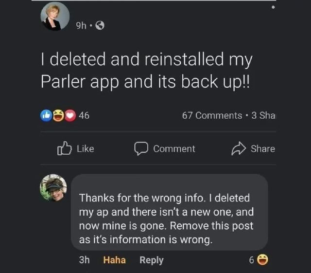 Parler Trick | Scrolller