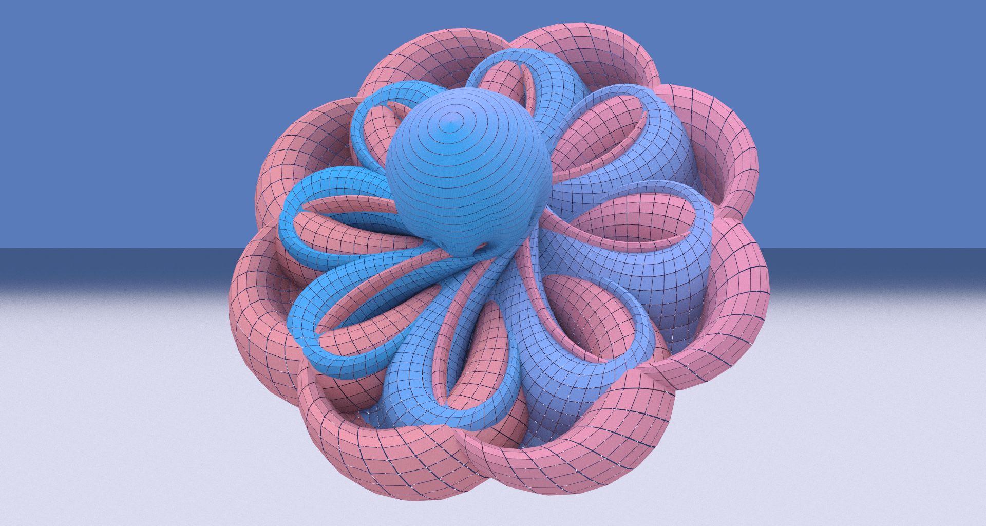 Path Tracing Thurstons Sphere Eversion In Cuda 49k Triangles 200 Trillion Intersections