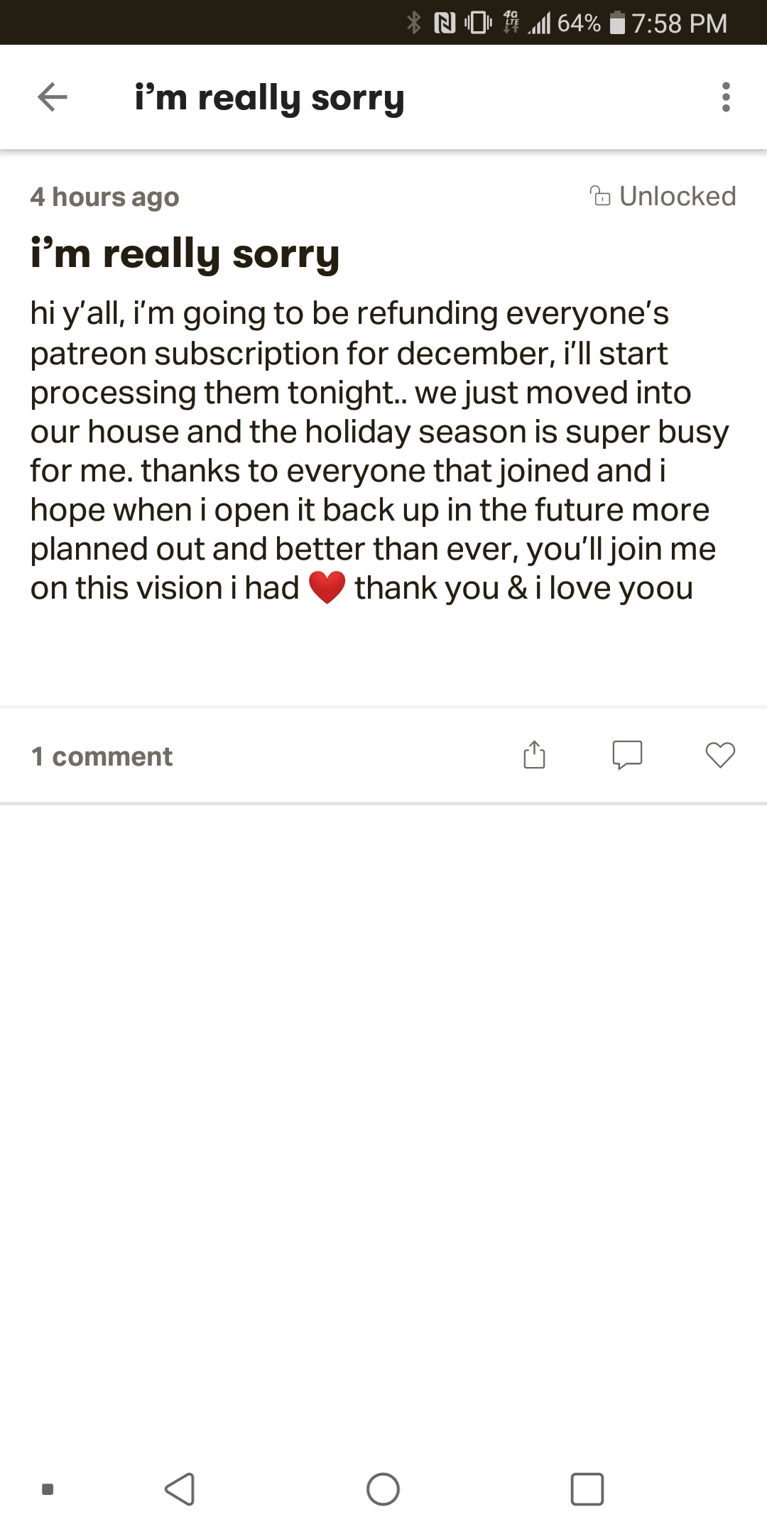 Patreon update... | Scrolller