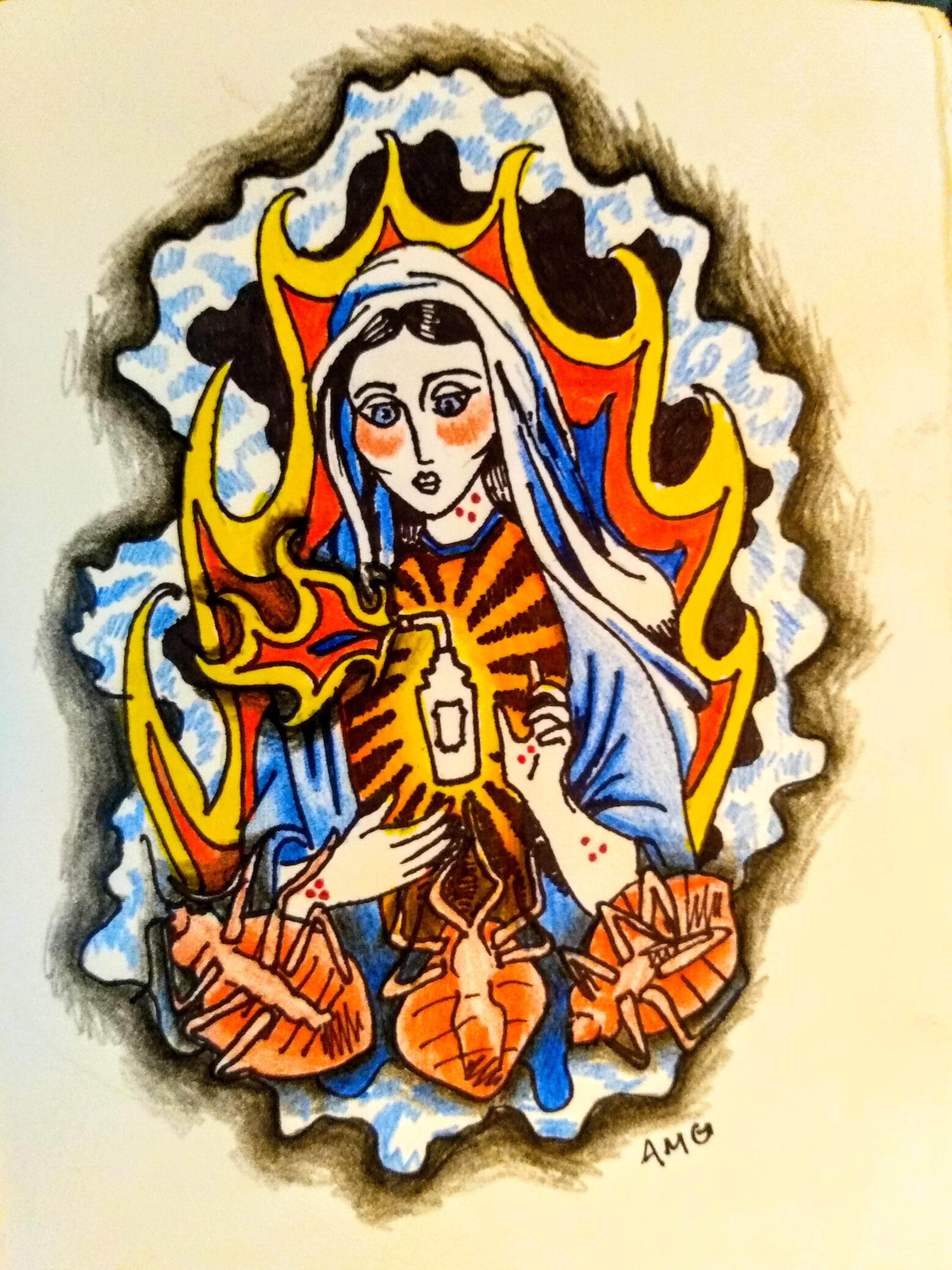 Patron Saint of Killing Bedbugs with Fire (by me) | Scrolller