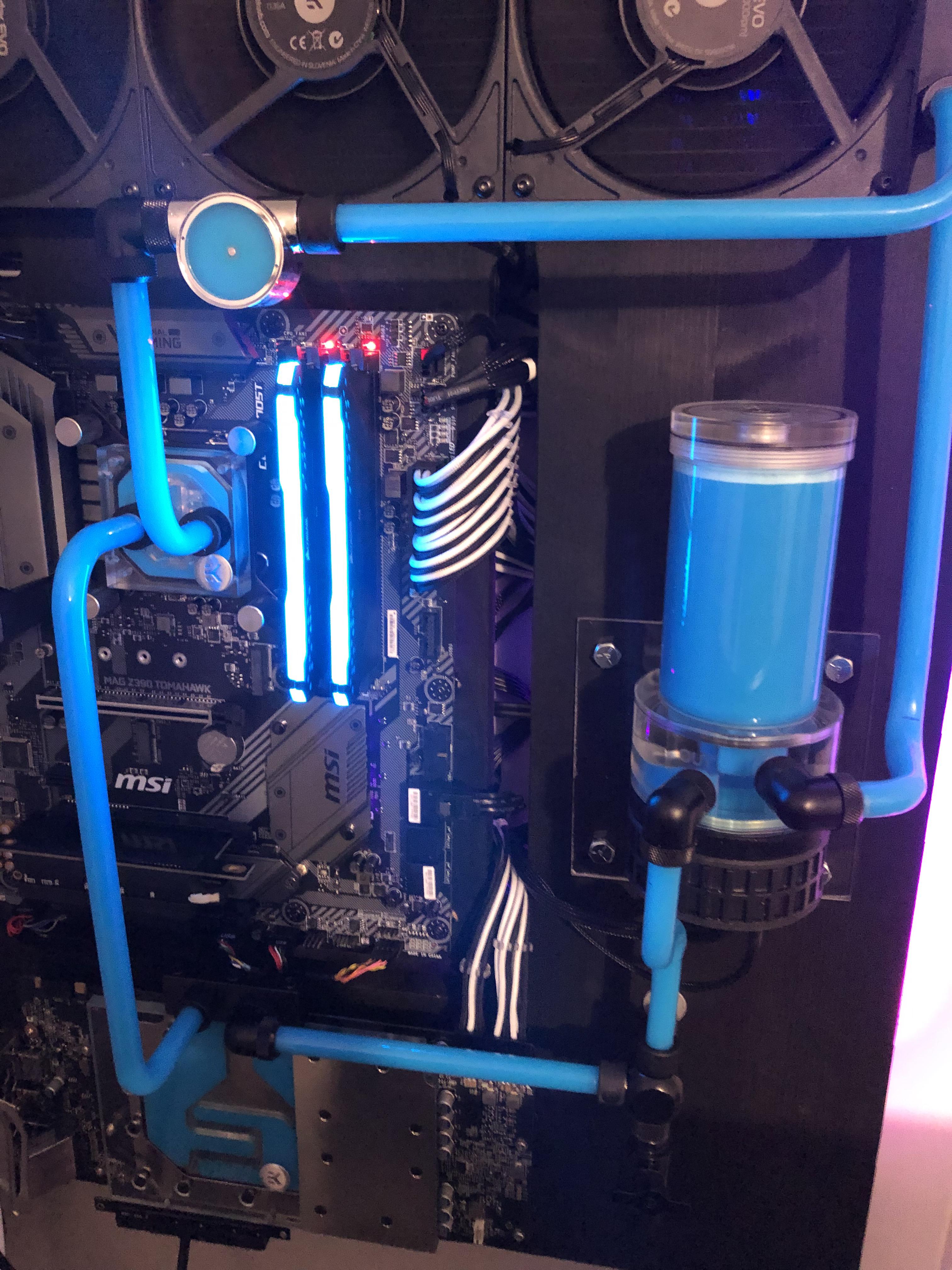 PC Done. Wall-mounted and water-cooled. | Scrolller