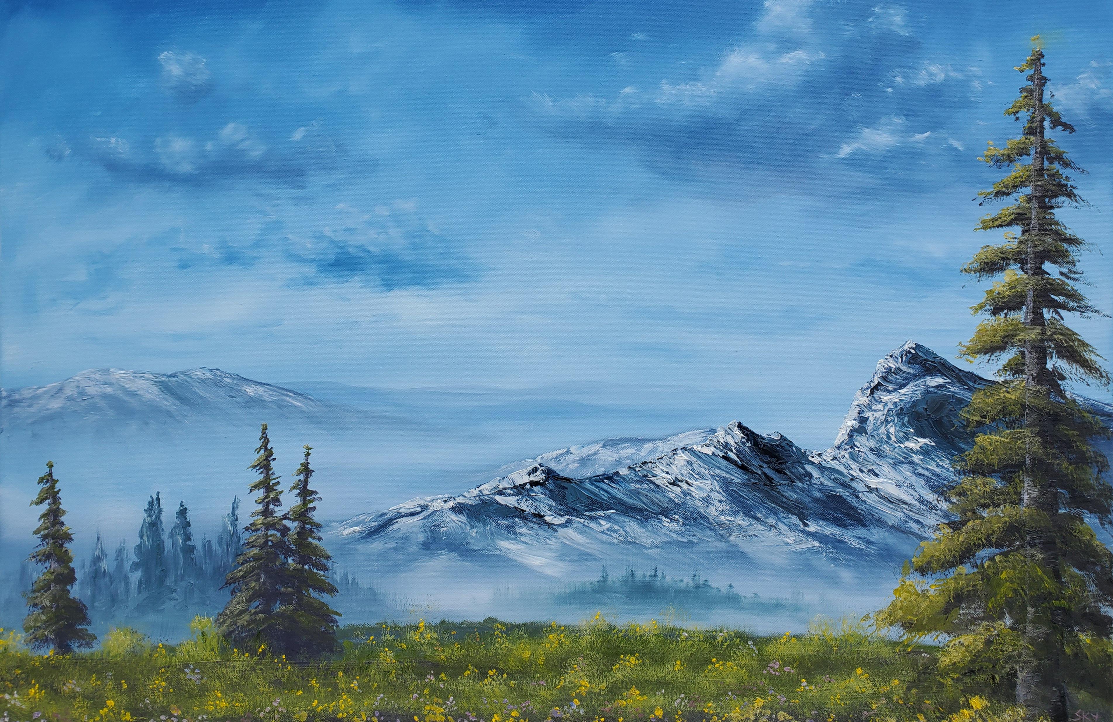 Peace Point, me, oils, 2020 | Scrolller